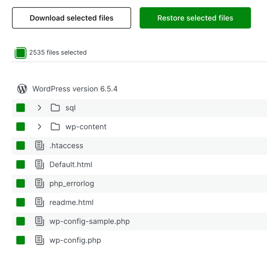 Restore a Website with Jetpack VaultPress Backup