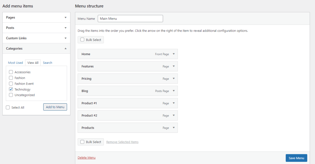 How to Create, Edit & Customize WordPress Navigation Menus