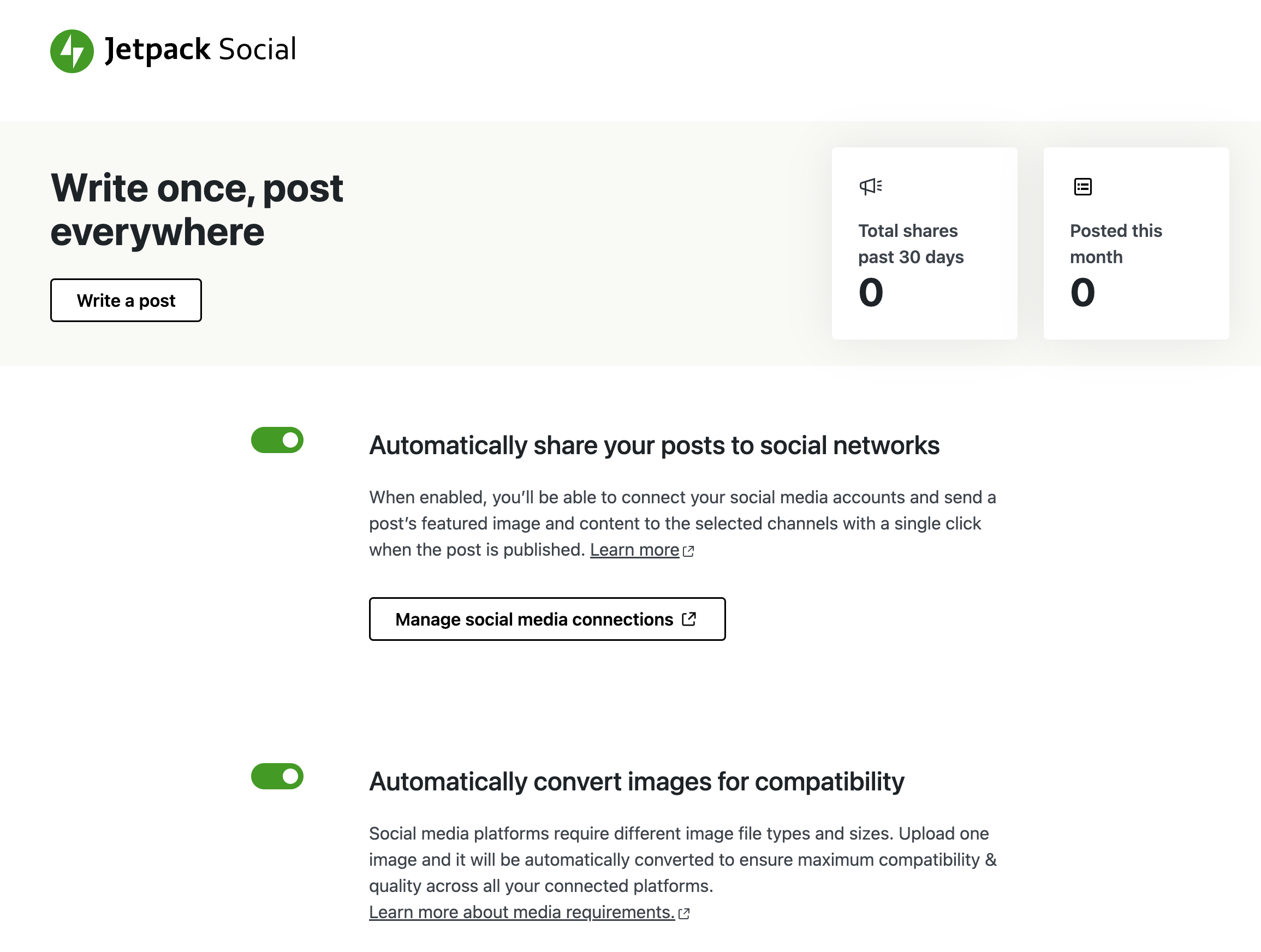 Jetpack Social: Getting Started with the Jetpack Social Plugin