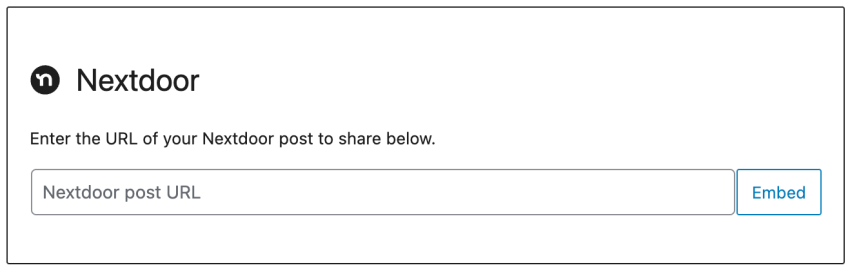 Nextdoor Block