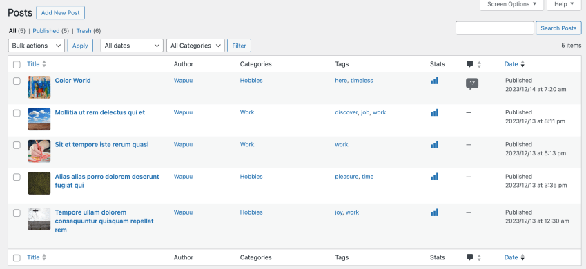 Displaying Featured Images in WP Admin Post List
