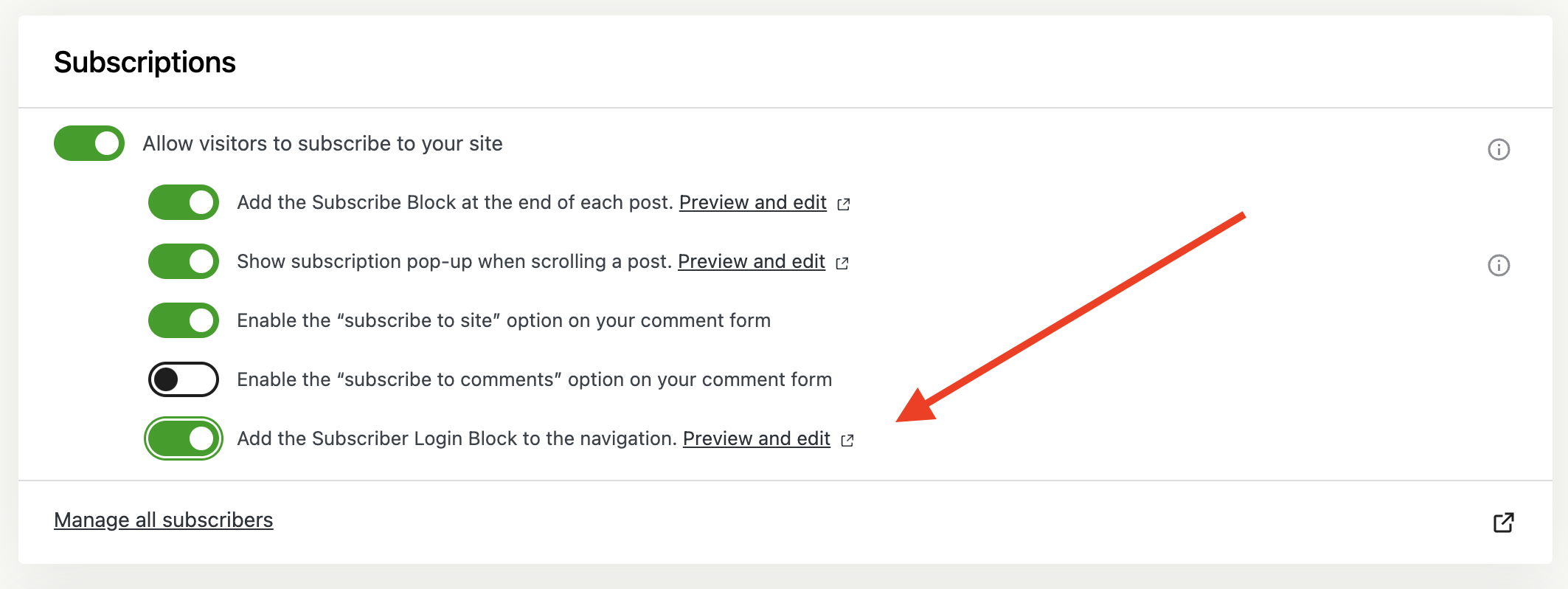 Customize the Newsletter experience